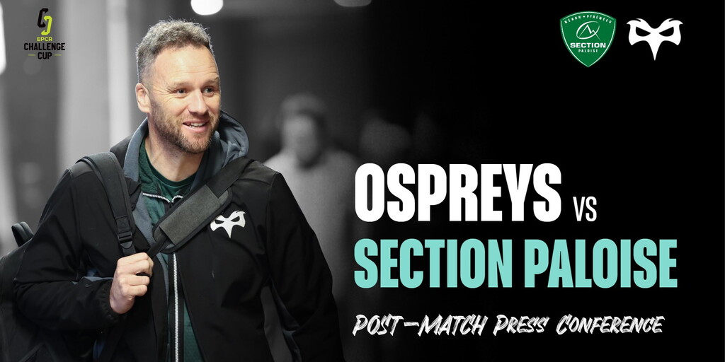 Post Match Press Conference EPCR Challenge Cup: Mark Jones (vs Section ...