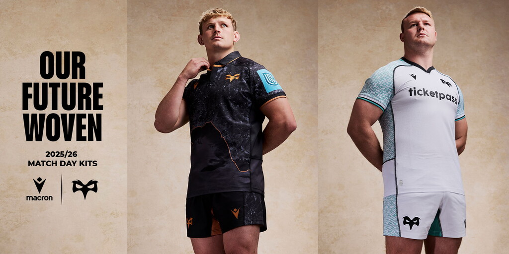 OUR FUTURE WOVEN: Ospreys x Macron 25/26 Home and Away Kits Launched ...